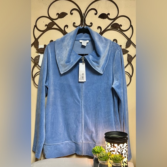 Joan Vass | Jackets & Coats | Joan Vass Shawl Collar Relaxed Velour ...